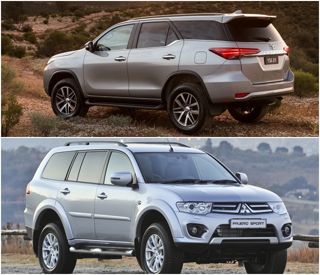 2016 Toyota Fortuner vs Mitsubishi Pajero Sport: Specification based ...