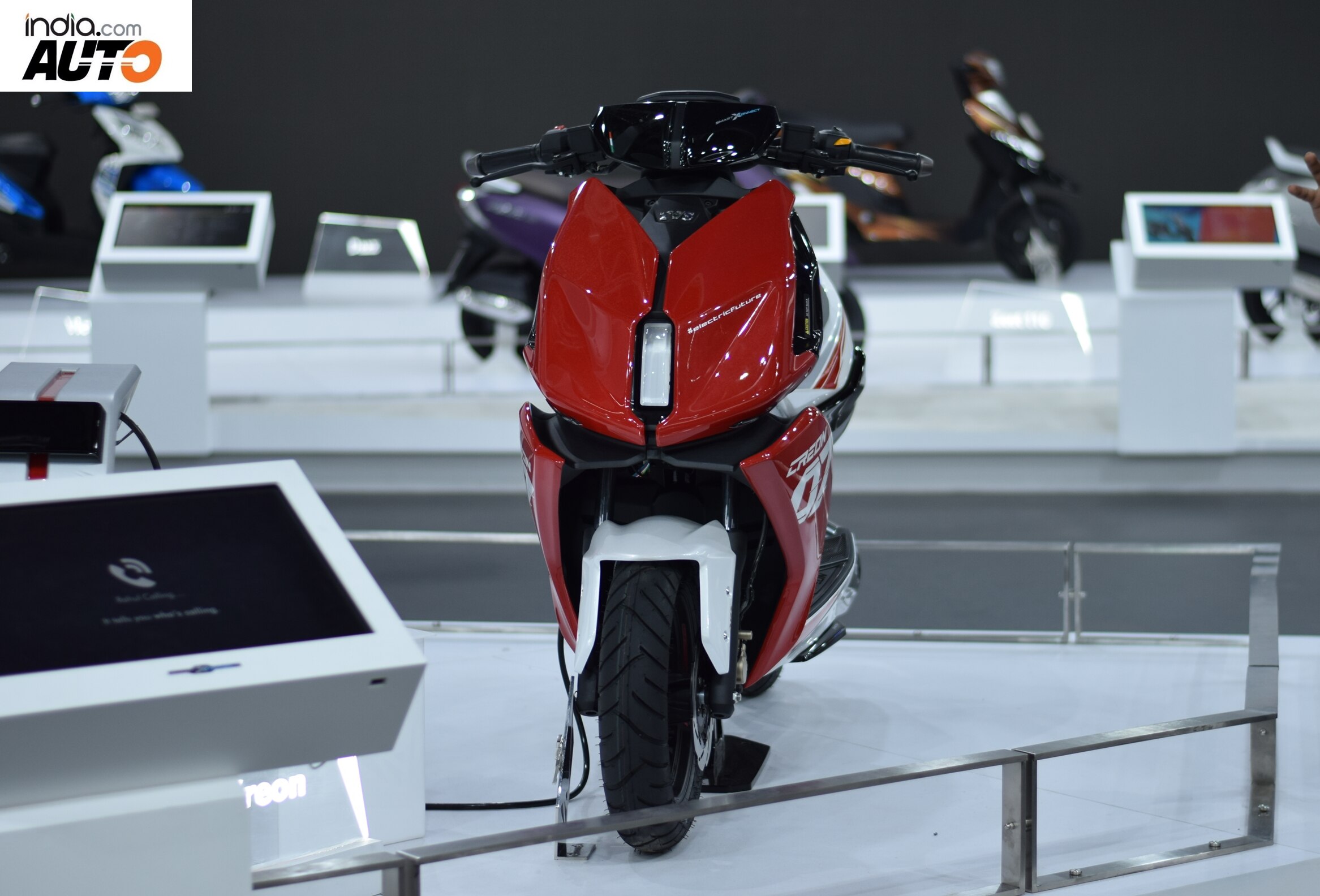 TVS Creon Electric Scooter Concept Showcased at Auto Expo 2018: Price ...