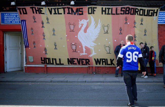 Emotions run high at Anfield on 25th anniversary of Hillsborough ...