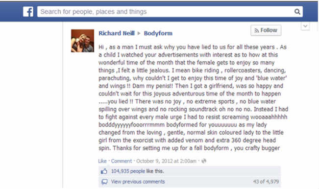 [Watch] Bodyform’s Truth – The best response to Facebook rants | India.com