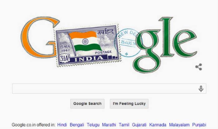 Independence Day 2014 Google doodle tells the tale with First Stamp of ...