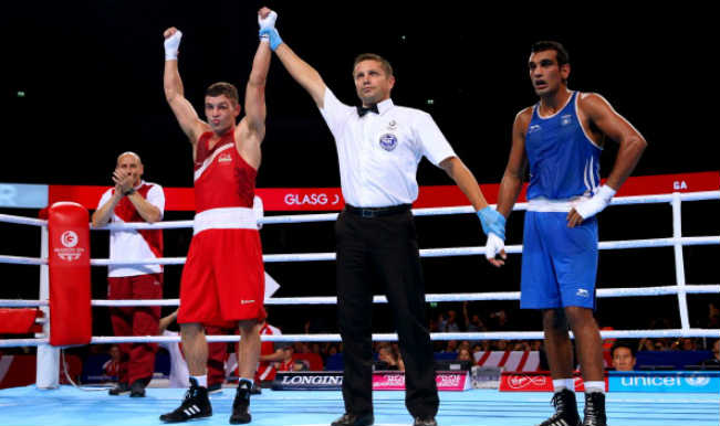 Mandeep Jangra gets silver in the Men’s Welter (69 kg) final at ...