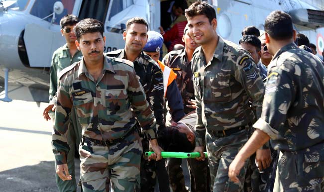 Jammu And Kashmir Floods Rain Briefly Disrupts Relief Operations In