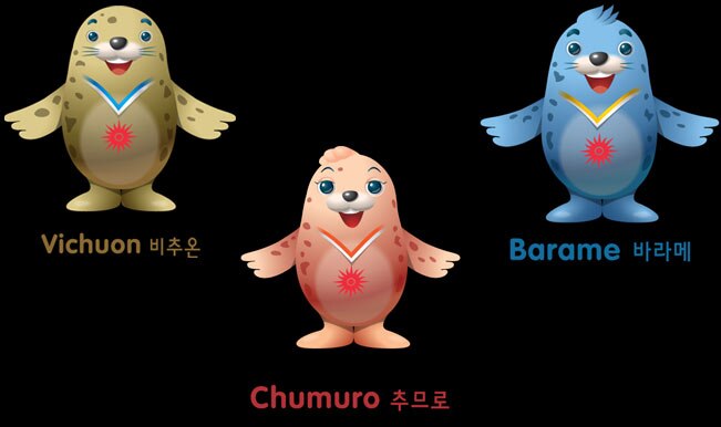 Asian Games 2014 Mascot: What does three Harbour Seal siblings Barame ...