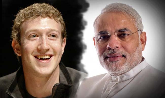 Facebook chief Mark Zuckerberg meets Indian Prime Minister Narendra ...