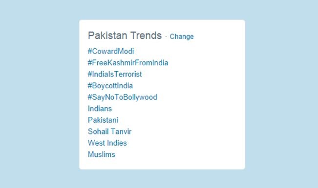 India vs Pakistan Twitter War: Twitterati from neighbouring countries ...