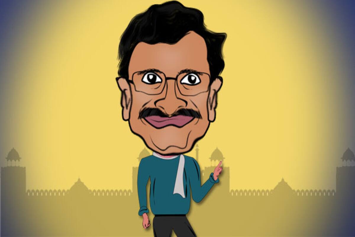 Arvind Kejriwal Cartoon With Congress