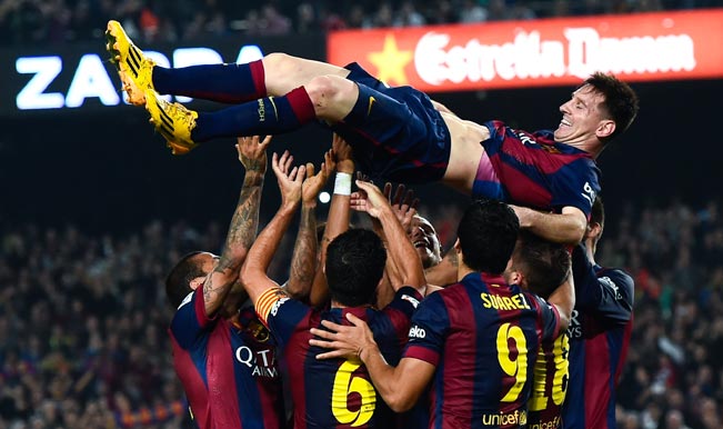 Lionel Messi eyes UCL record after setting new goal-scoring record in ...