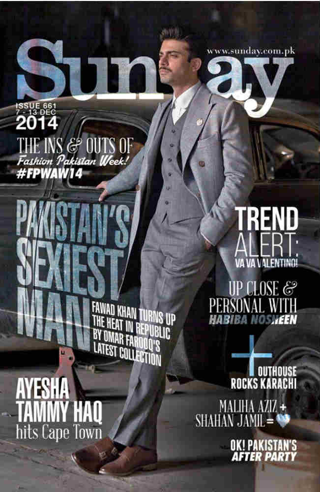 Fawad Khan sports new moustache look as Pakistan’s ‘Sexiest Man Alive ...