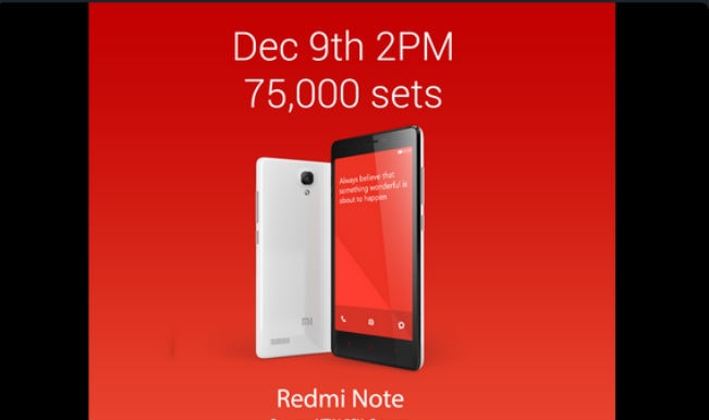 Xiaomi Redmi Note Sale: 75,000 units up for grabs in the second flash ...