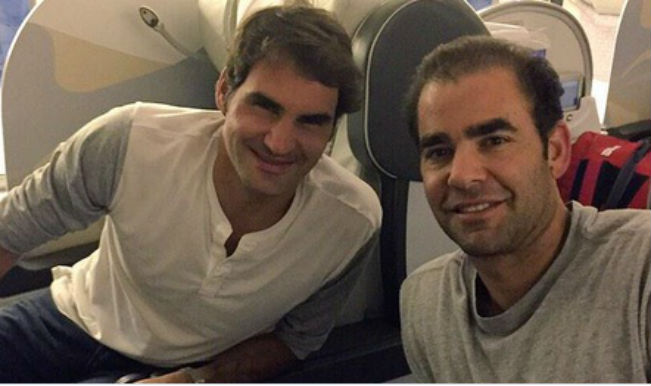 Roger Federer arrives in India with legend Pete Sampras for IPTL ...
