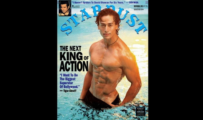 Tiger Shroff shows off his chiseled body on Stardust magazine cover ...