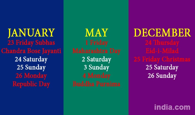 2015 Holiday List and Calendar: New Year 2015 offers you plenty of ...
