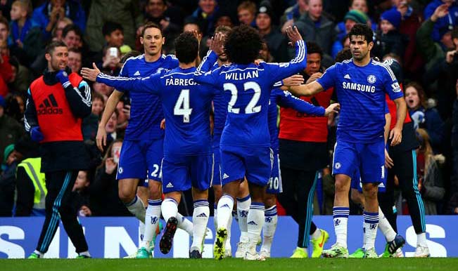 Chelsea move two points clear on top of Barclays Premier League 2014-15 ...