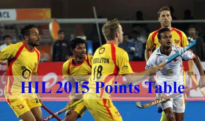 Hockey India League Points Table & Results: Team Standings of HIL 2015 ...