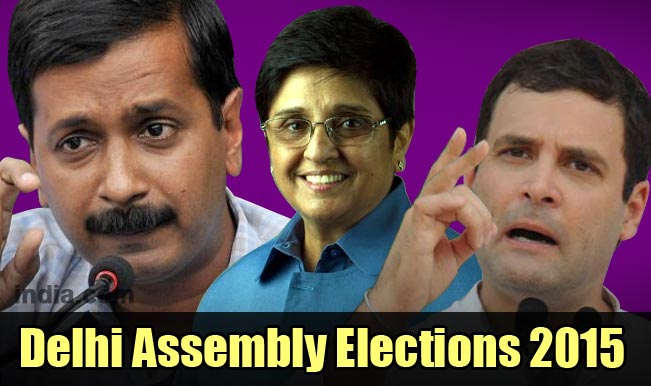 Delhi Assembly Elections 2015: A look at BJP, AAP, Congress electoral ...