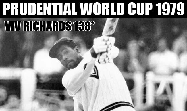 Prudential Cricket World Cup 1979: Viv Richards & top 4 batting ...