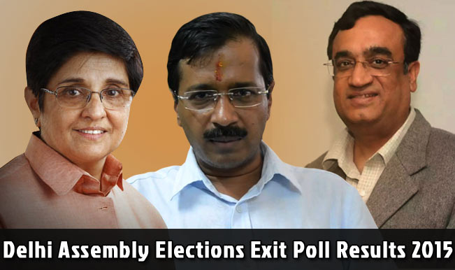 Delhi Assembly Elections 2015 Exit Poll Results: AAP to get 31-39 seats ...