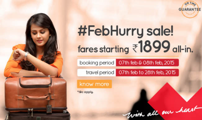 SpiceJet ‘FebHurry’ sale offers discount scheme starting Rs 1,899 ...