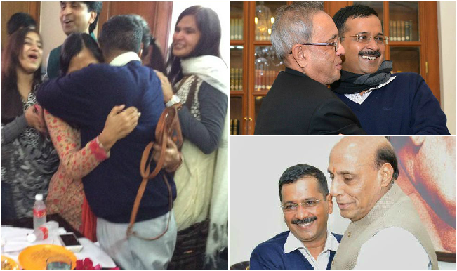 Happy Hug Day 2015: Top 5 hugs of the Delhi Chief Minister Designate ...