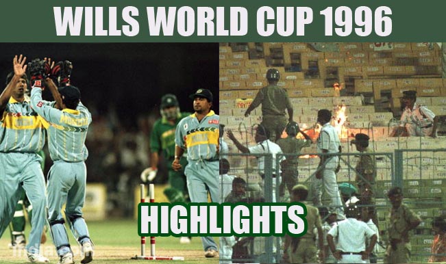 Wills World Cup 1996: India-Pakistan clash & 4 other top highlights ...