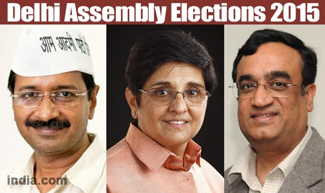 Delhi Assembly Elections 2015: Arvind Kejriwal, Kiran Bedi, Ajay Maken ...