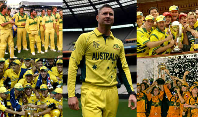 Australia Cricket Team at World Cup finals: Match results of all WC ...