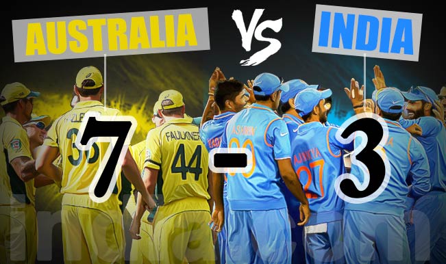 India vs Australia World Cup Match Results: IND vs AUS Head-to-Head ...