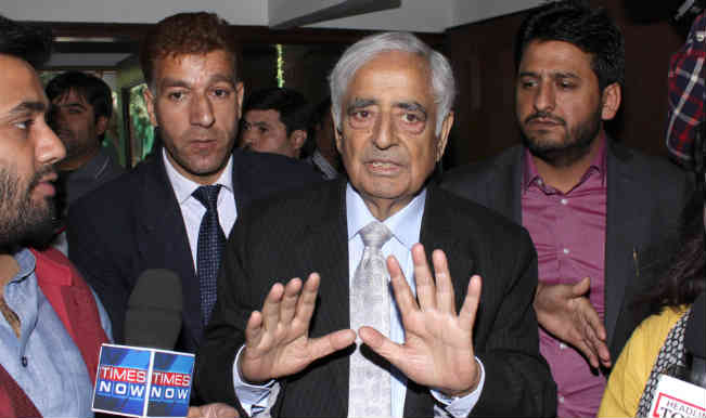 Mufti Mohammad Sayeed meets Jammu & Kashmir Governor, discusses ...