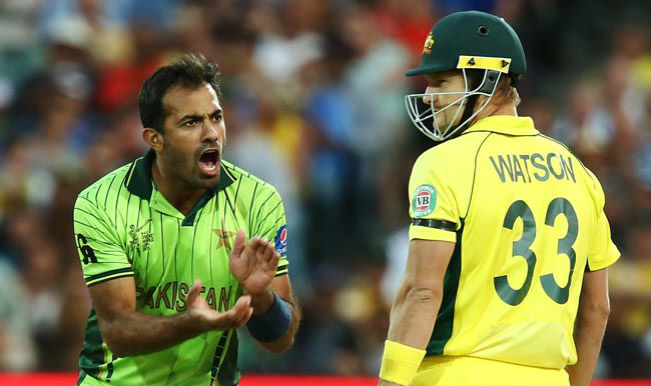 ICC Cricket World Cup 2015: Shane Watson, Wahab Riaz fined for on-field ...