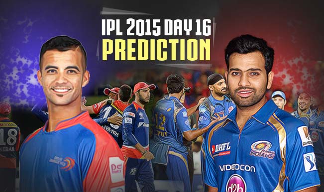 IPL 2015 Day 16: Today’s Prediction, Current Points Table and Schedule ...