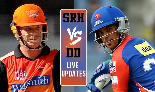 DD win by 4 runs | Live Cricket Score Updates Sunrisers Hyderabad vs ...
