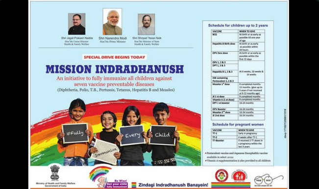 Mission Indradhanush launched in northeastern states | India.com