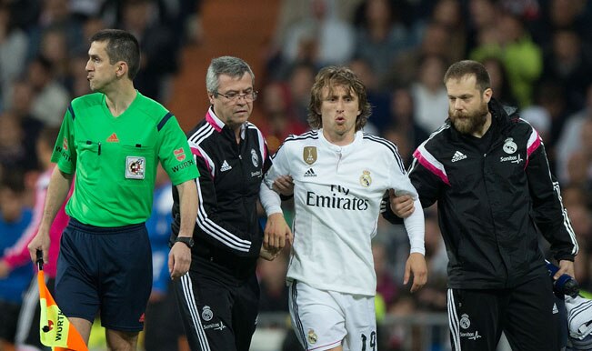 Real Madrid lose Luka Modric to knee injury for Atletico Madrid clash ...