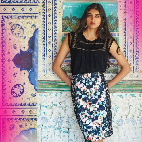Anthropologie Shoots With Model Neelam Gill in Rajasthan
