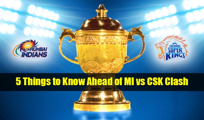 Mumbai Indians vs Chennai Super Kings IPL 2015 Final: 5 things to know ...