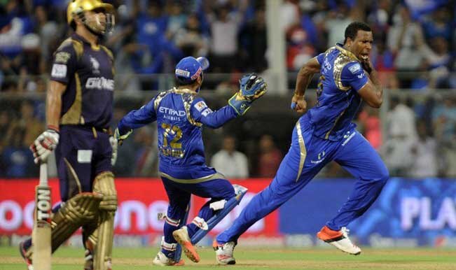 IPL 2015: Mumbai Indians keep play-off hopes alive with 5 run win over ...