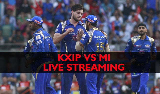 Kings XI Punjab vs Mumbai Indians, IPL 2015: Watch Free Live Streaming and Telecast of KXIP vs ...