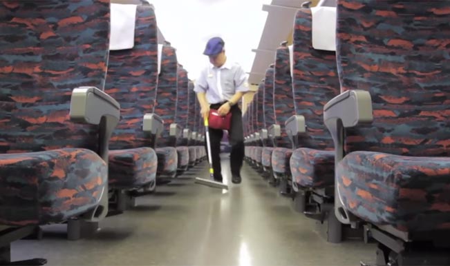 How Japanese crew clean the Shinkansen trains in seven minutes flat ...