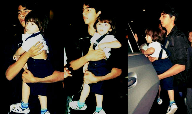 Aryan Khan and AbRam Cute duo: Aryan seen carrying his li’l brother ...