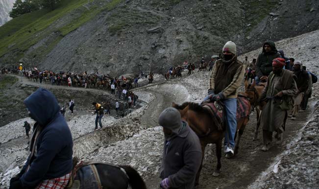 Amarnath Yatra: Over 2,200 pilgrims leave for annual Hindu pilgrimage ...