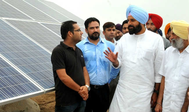 Punjab Minister Bikram Singh Majithia inaugurates two solar power ... Punjab Minister Bikram Singh Majithia inaugurates two solar power ...