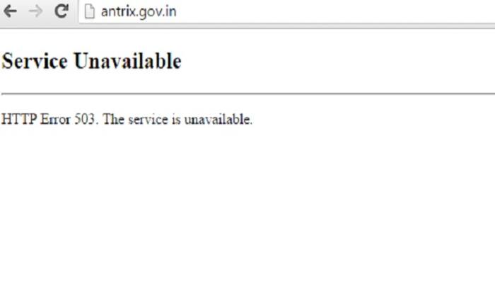 ISRO commercial arm Antrix’s website hacked? | India.com