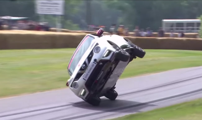 This driver not only drove a car on two wheels but created a world ...