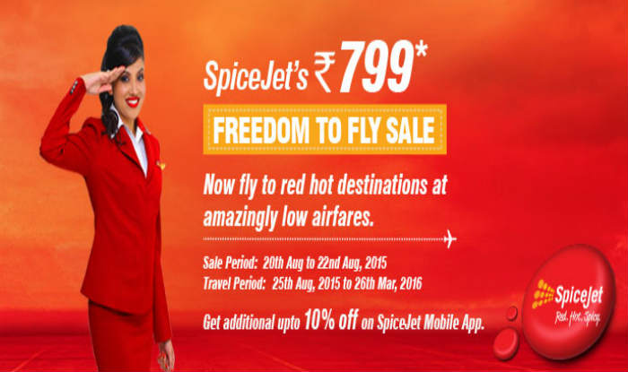 SpiceJet.com announces Freedom To Fly sale, ticket prices as low as Rs ...