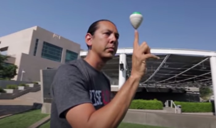 These gravity defying spintop tricks are like, totally cool! (Watch ...