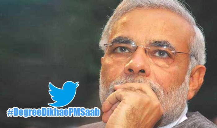 #DegreeDikhaoPMSaab: Narendra Modi’s educational qualifications ...