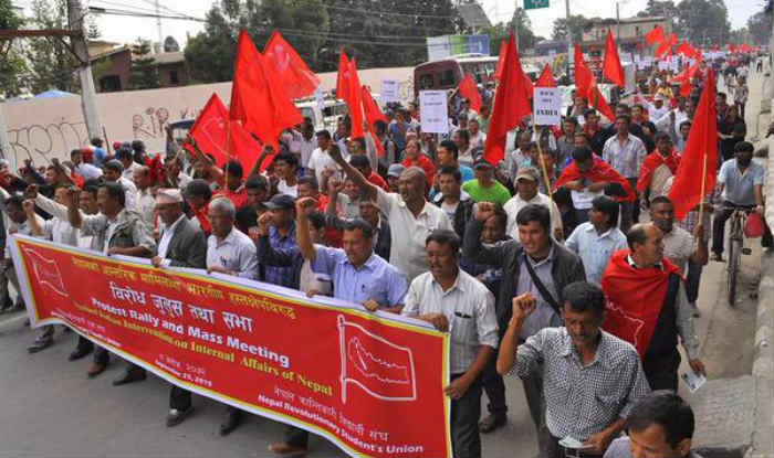Nepal protests: Clashes erupt at Nepalgunj border, 9 injured | India.com