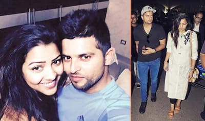Raina And His Wife