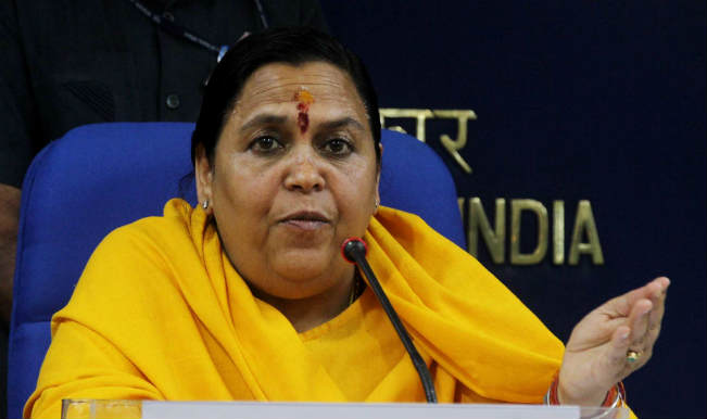 Uma Bharti praises WAPCOS work in Afghanistan | India.com